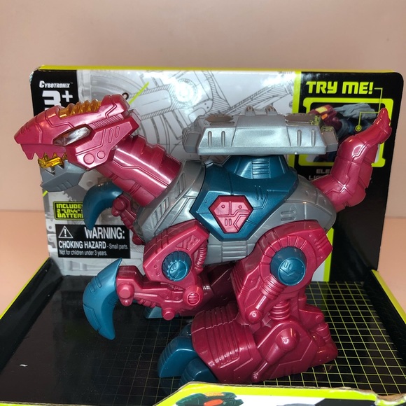 M.A.R.S | Toys | Cybotronix Mars Dinoforce 6 Red Dinosaur With ...